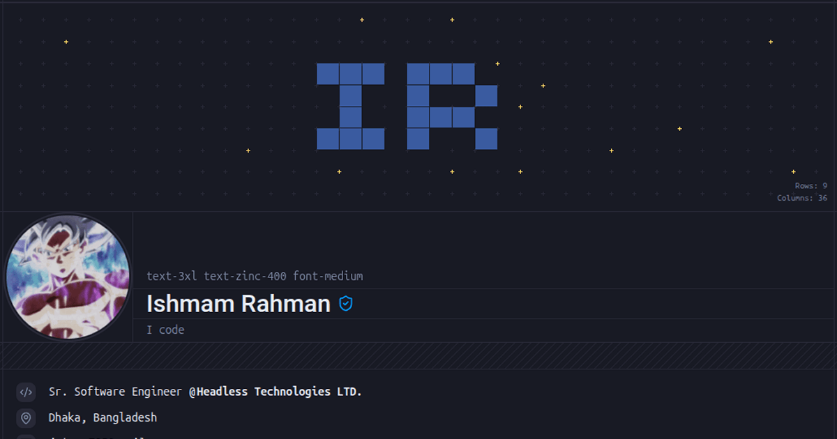 Ishmam - Full-stack & Beyond